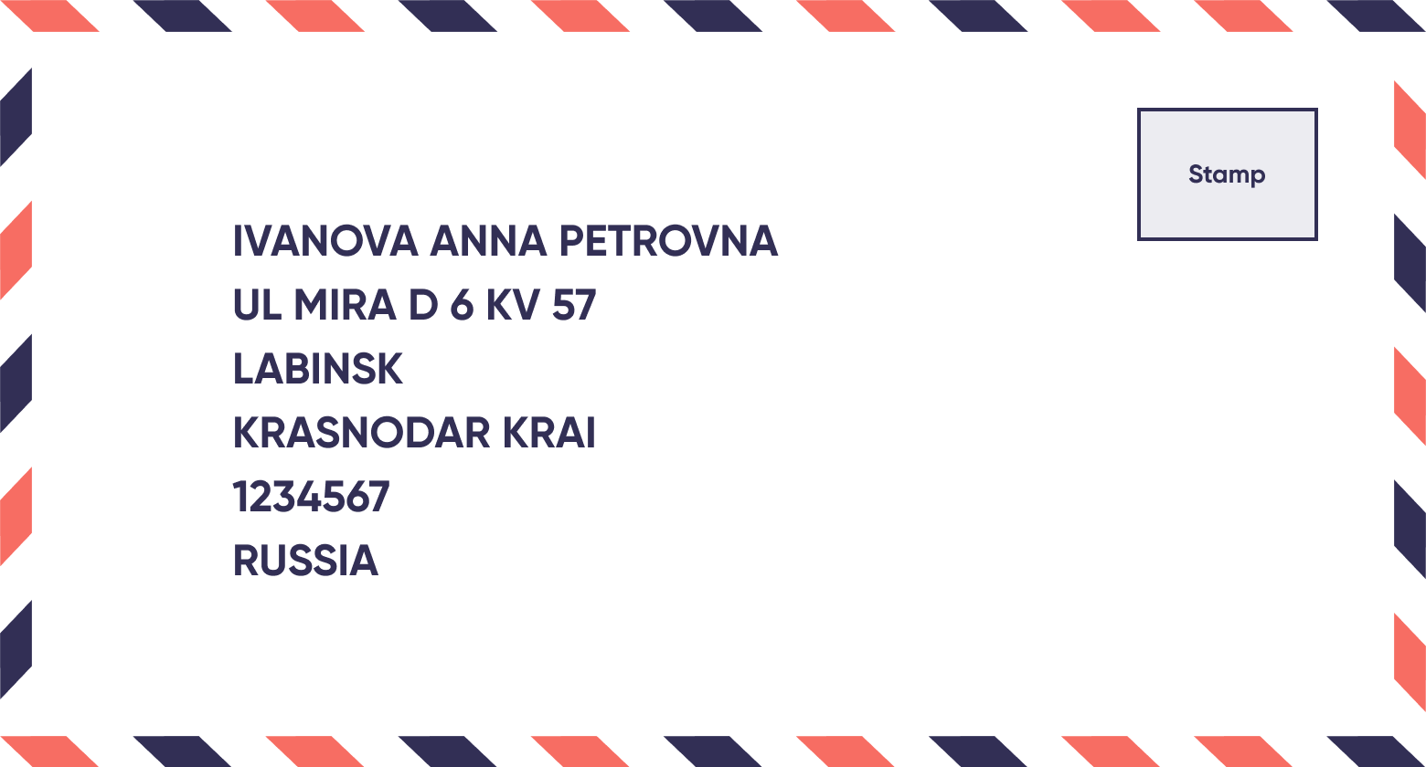 Как написать адрес на английском для отправки в Великобританию США